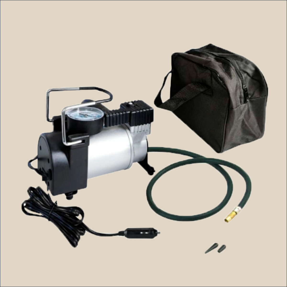 Mini compresseur 12v - 150w - Retroaccessoires